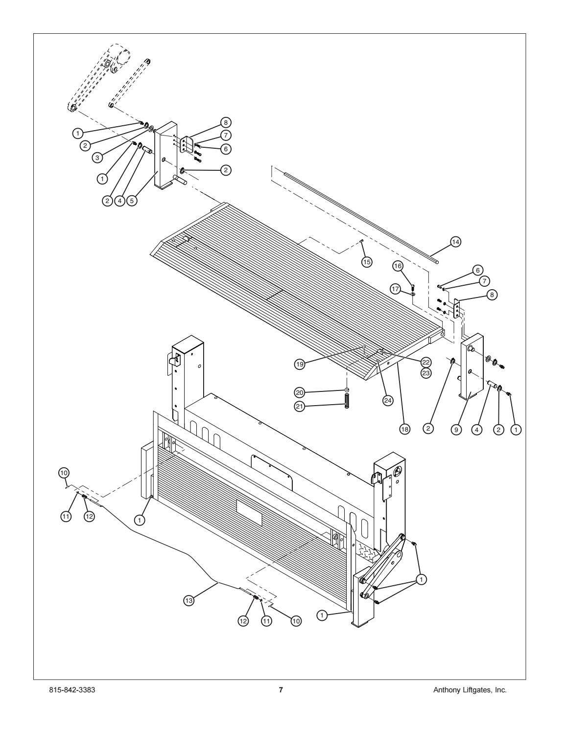 Anthony LA Series Liftgate Parts Manual by THE Liftgate Parts Co. - Issuu