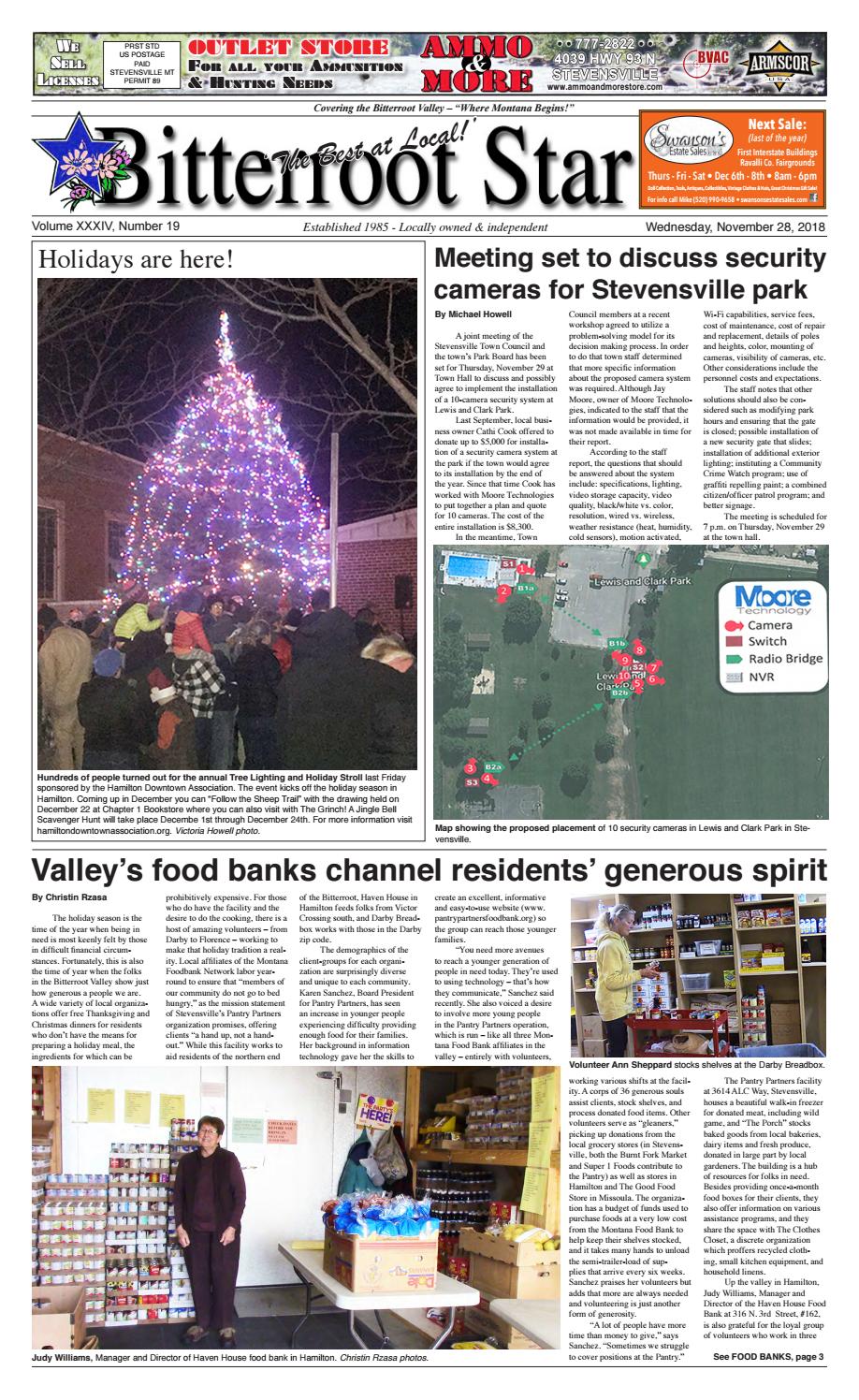 Bitterroot Star - November 28, 2018 by Bitterroot Star - Issuu