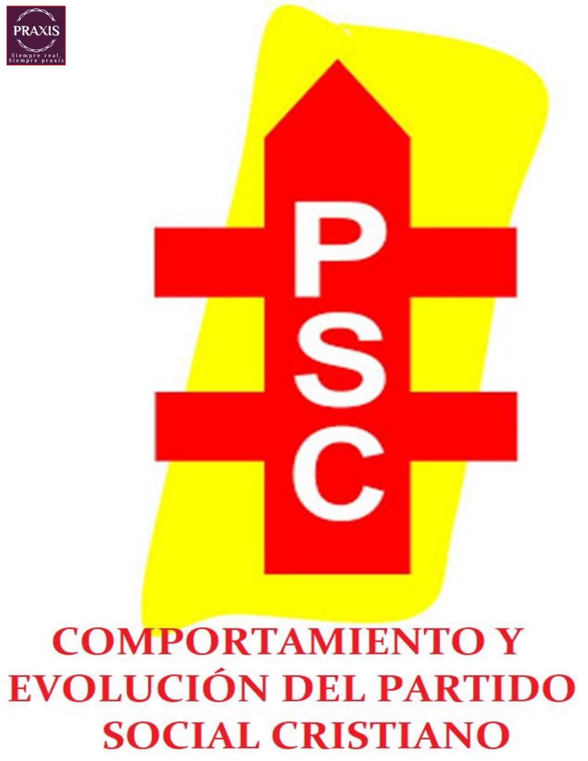 Comportamiento y evolución del Partido Social Cristiano by Praxis ...