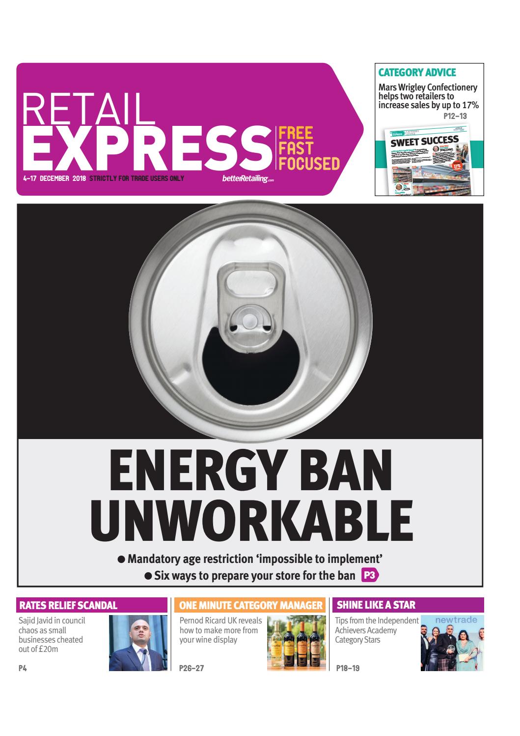 Retail Express 4 December, 2018 by betterRetailing - Issuu