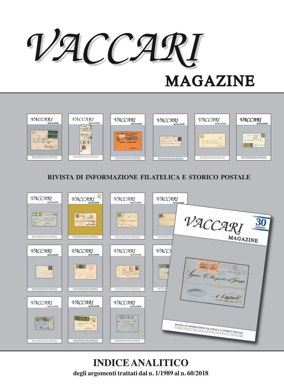 Vaccari Magazine indice analitico 1-60 by Vaccari - Issuu