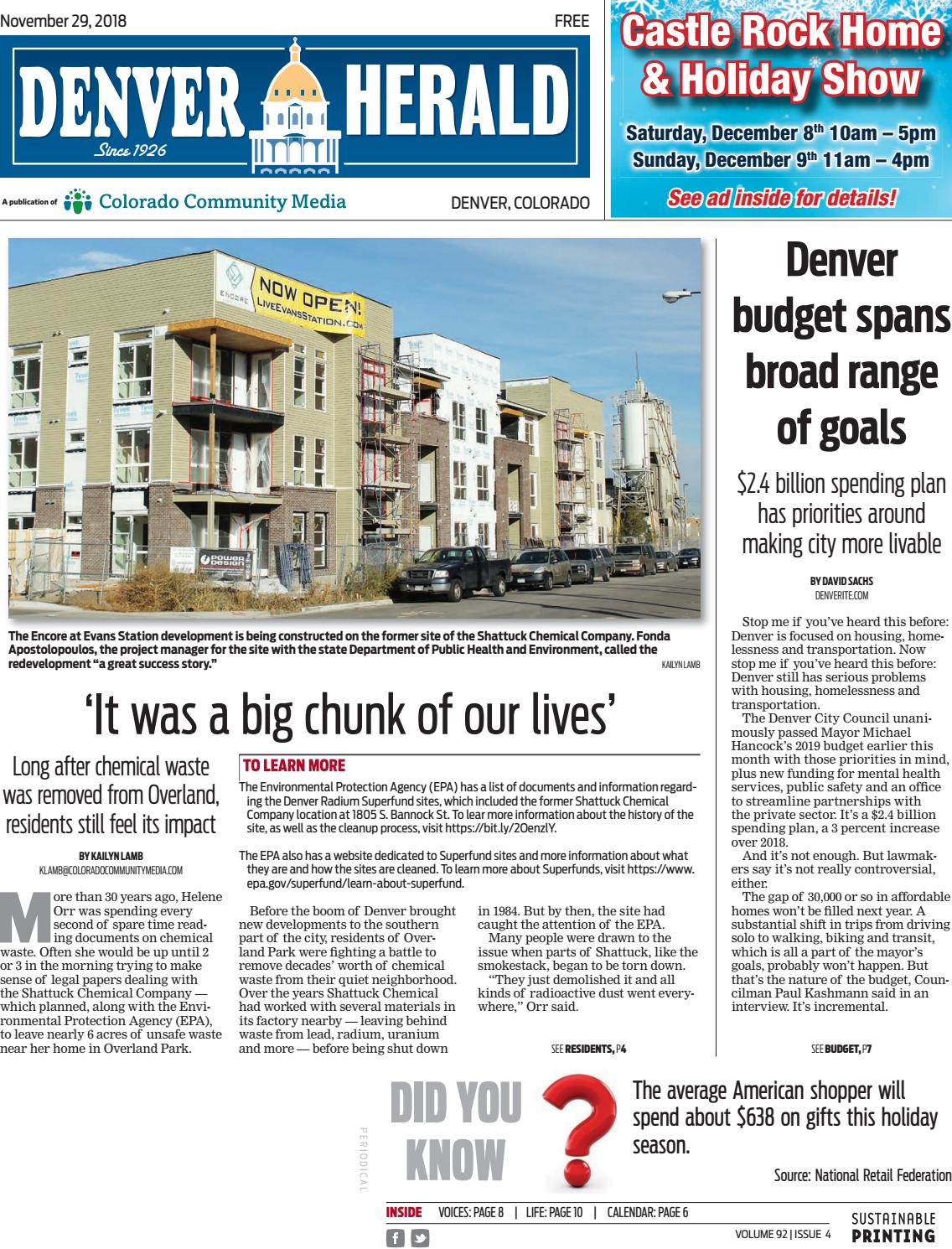 Denver Herald Dispatch 1129 by Colorado Community Media - Issuu