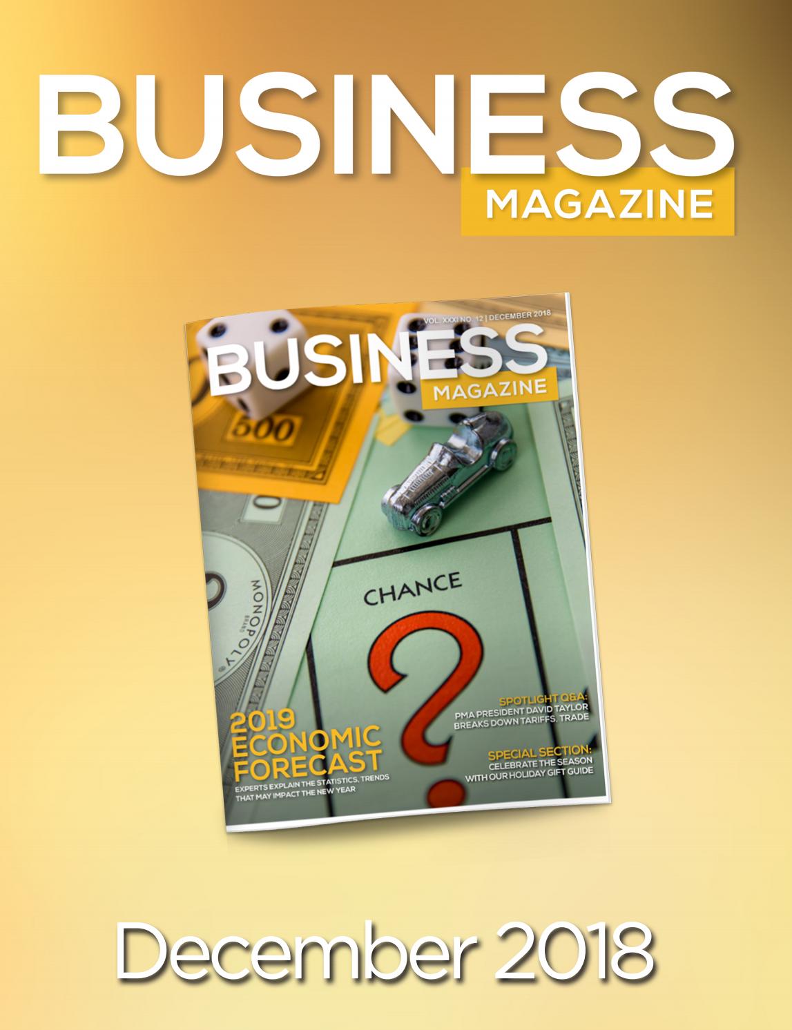 Business Magazine - December 2018 by MBA Business Magazine - Issuu