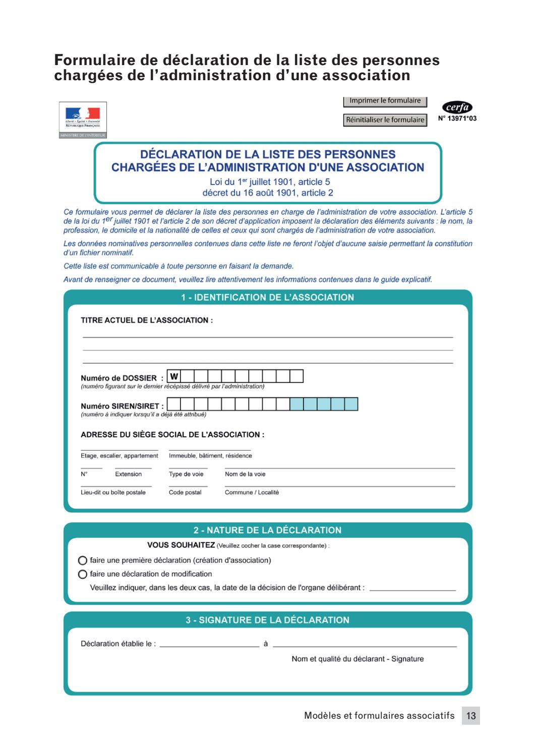 Modèles et formulaires associatifs - Guide et conseils de rédaction by ...