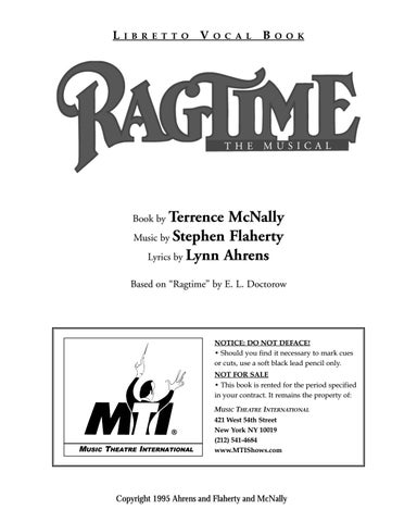 Ragtime (Version 1) Perusal Libretto Vocal Book by mtieurope - Issuu