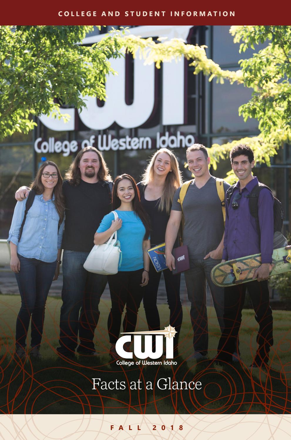 CWI Facts at a Glance - Fall 2018 by College of Western Idaho - Issuu
