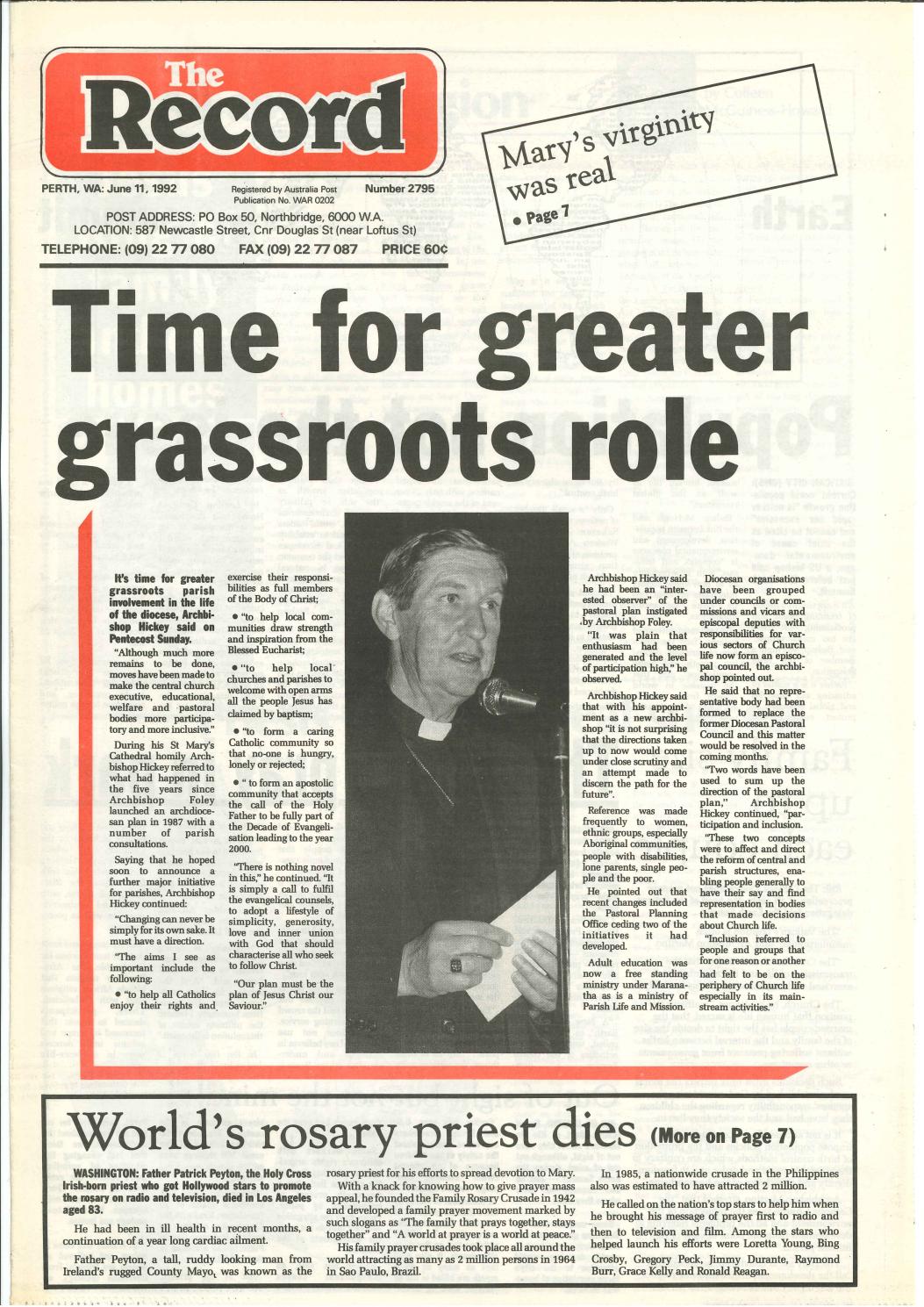The Record Newspaper - 11 June 1992 by The Record - Issuu