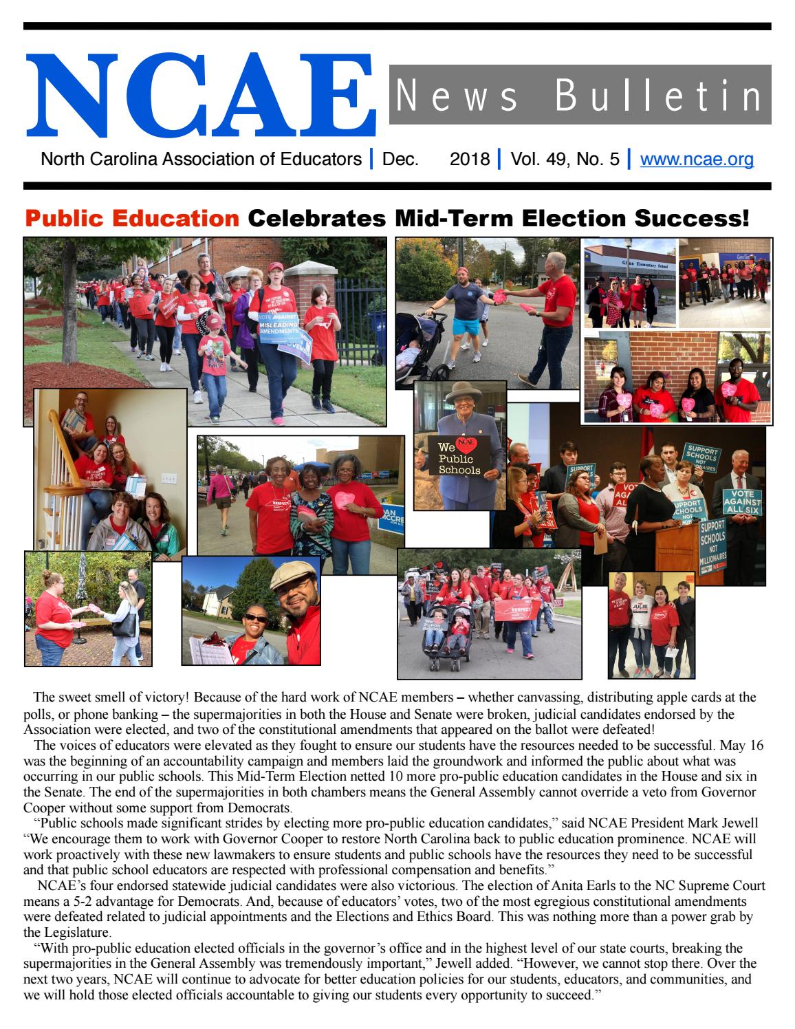 December NCAE News Bulletin by NCAE - Issuu