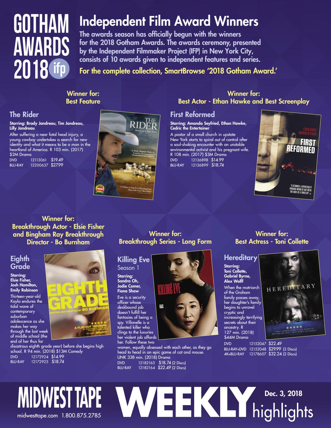 Midwest Tape Weekly December 3, 2018 by Midwest Tape - Issuu