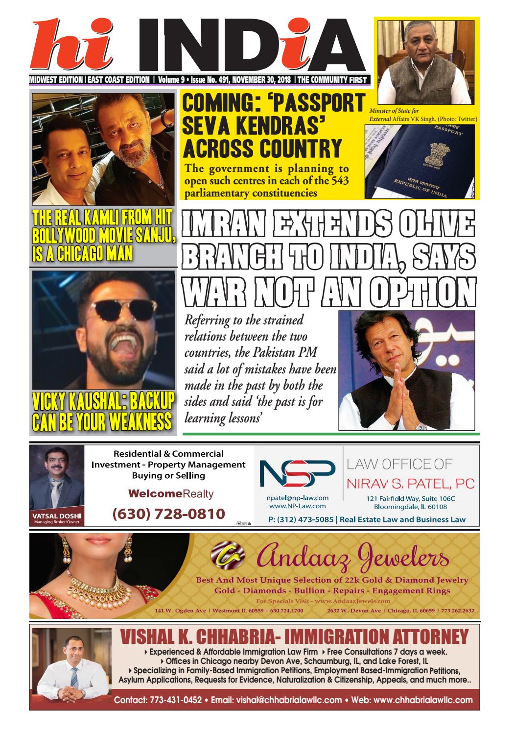 hi INDiA | November 13, 2018 by hi INDiA Weekly - Issuu