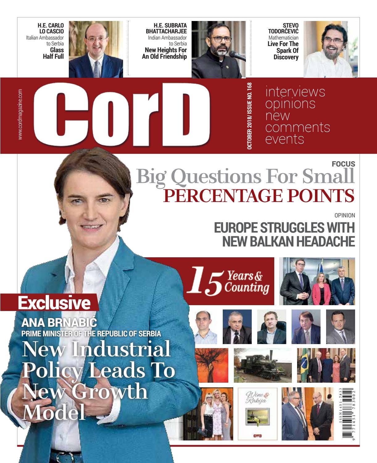CorD Magazine, October 2018 issue, no.168 by CorD Magazine - Issuu