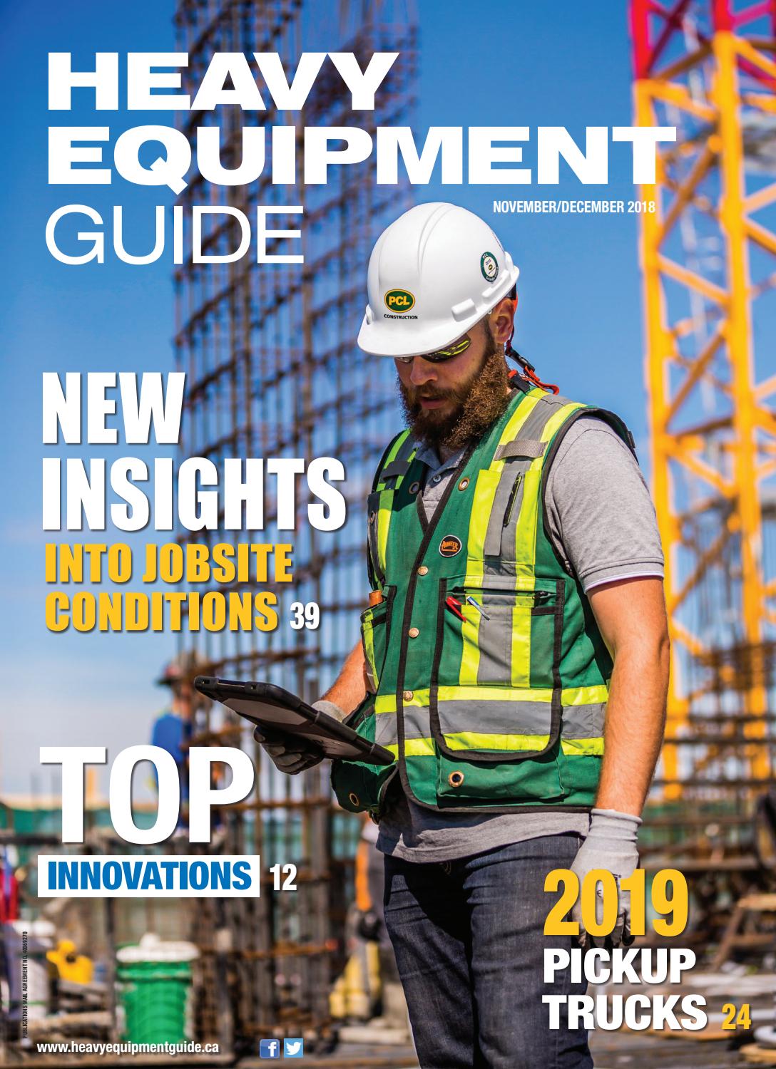 Heavy Equipment Guide November/December 2018, Volume 33, Number 10 by ...