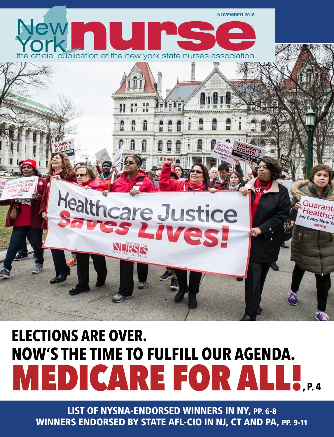 NY Nurse November by New York State Nurses Association - Issuu