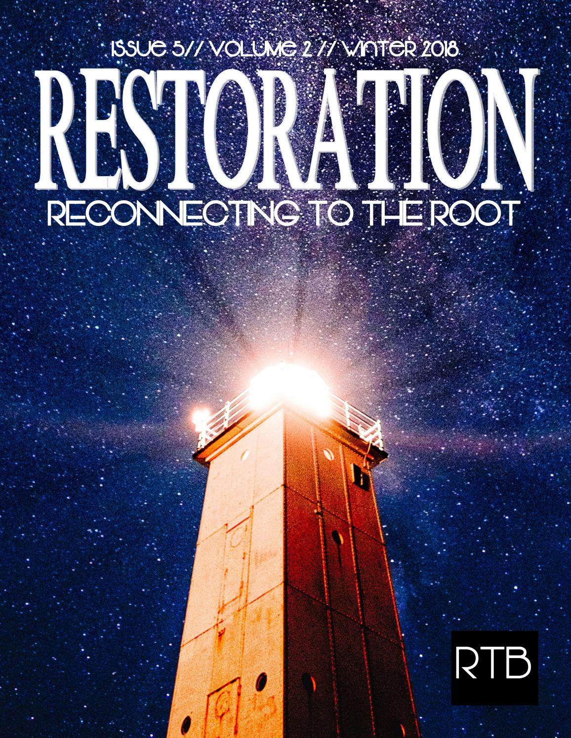 RESTORATION MAGAZINE WINTER 2018 Vol 2 Issue 5 by RESTORATION Magazine ...