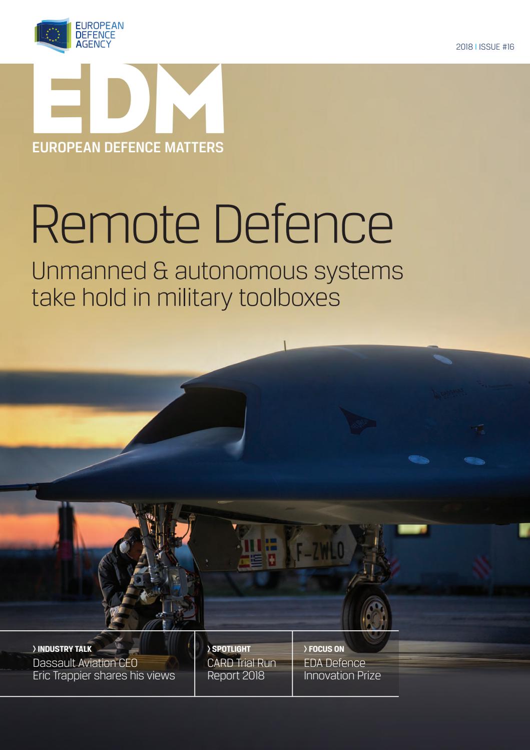 Magazine "European Defence Matters", issue 16 by European Defence ...