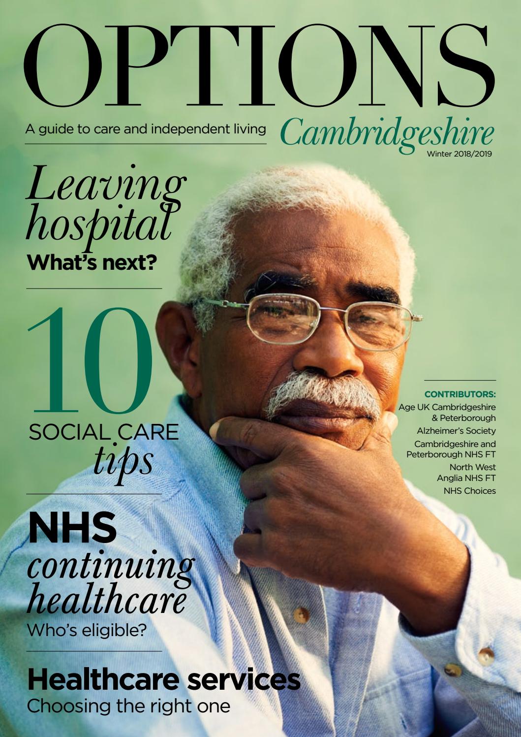 Options Cambridgeshire - A guide to care and independent living Winter ...