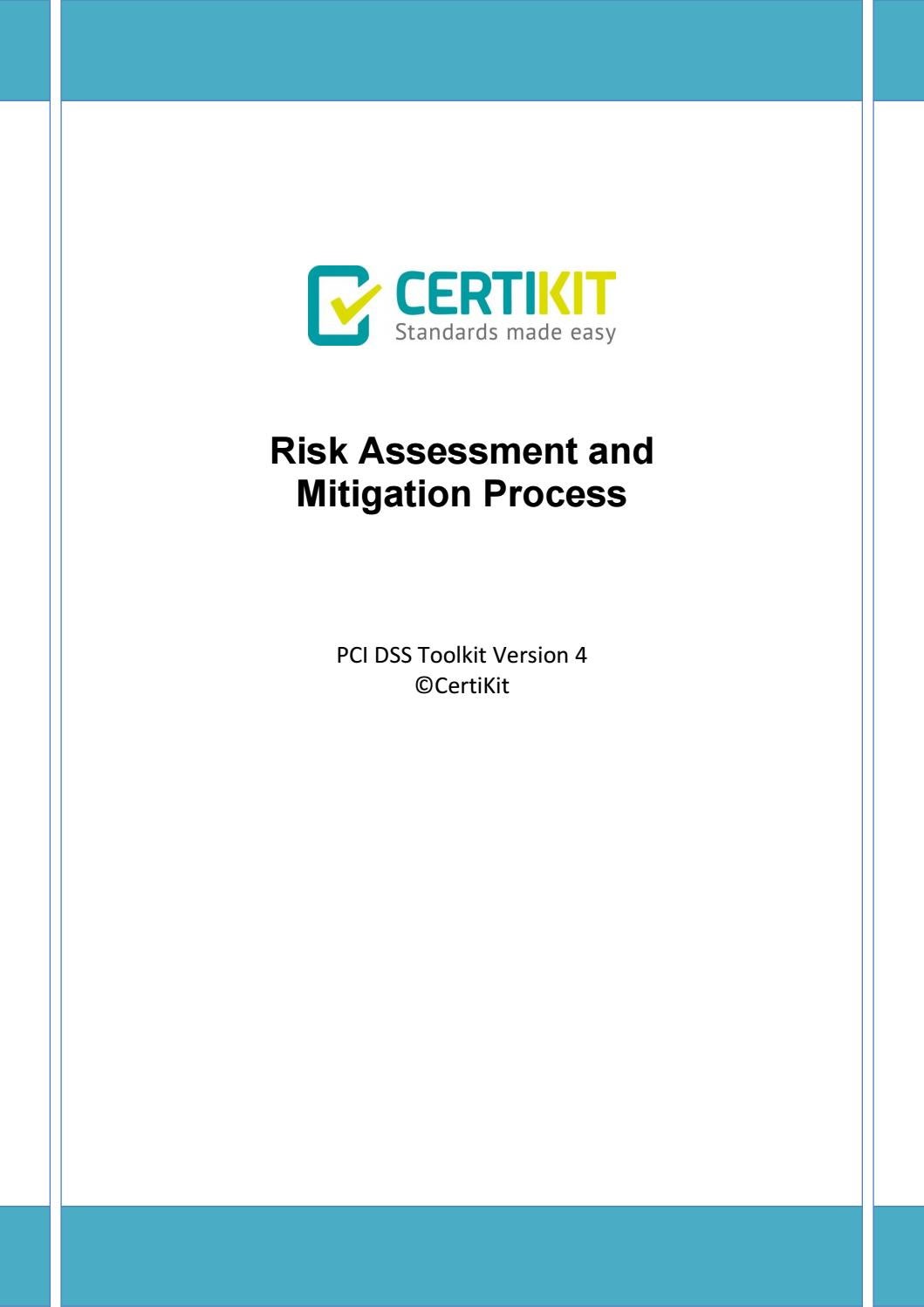 PCI-DSS-DOC-12-2 Risk Assessment and Mitigation Process by CertiKit ...