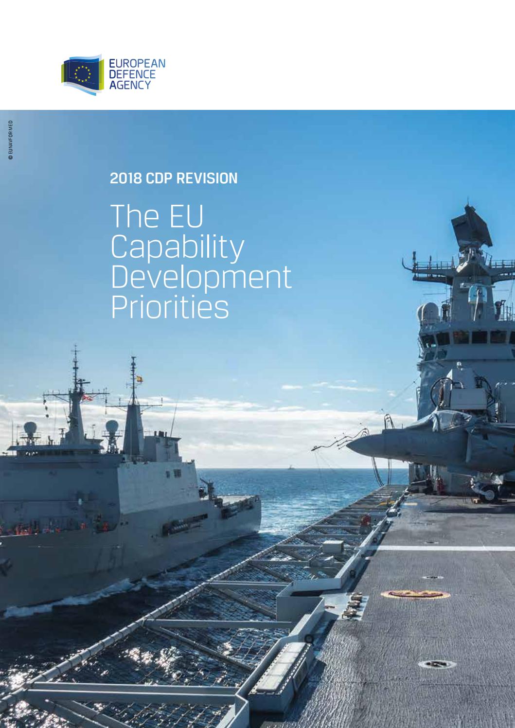 The EU Capability Development Priorities by European Defence Agency - Issuu