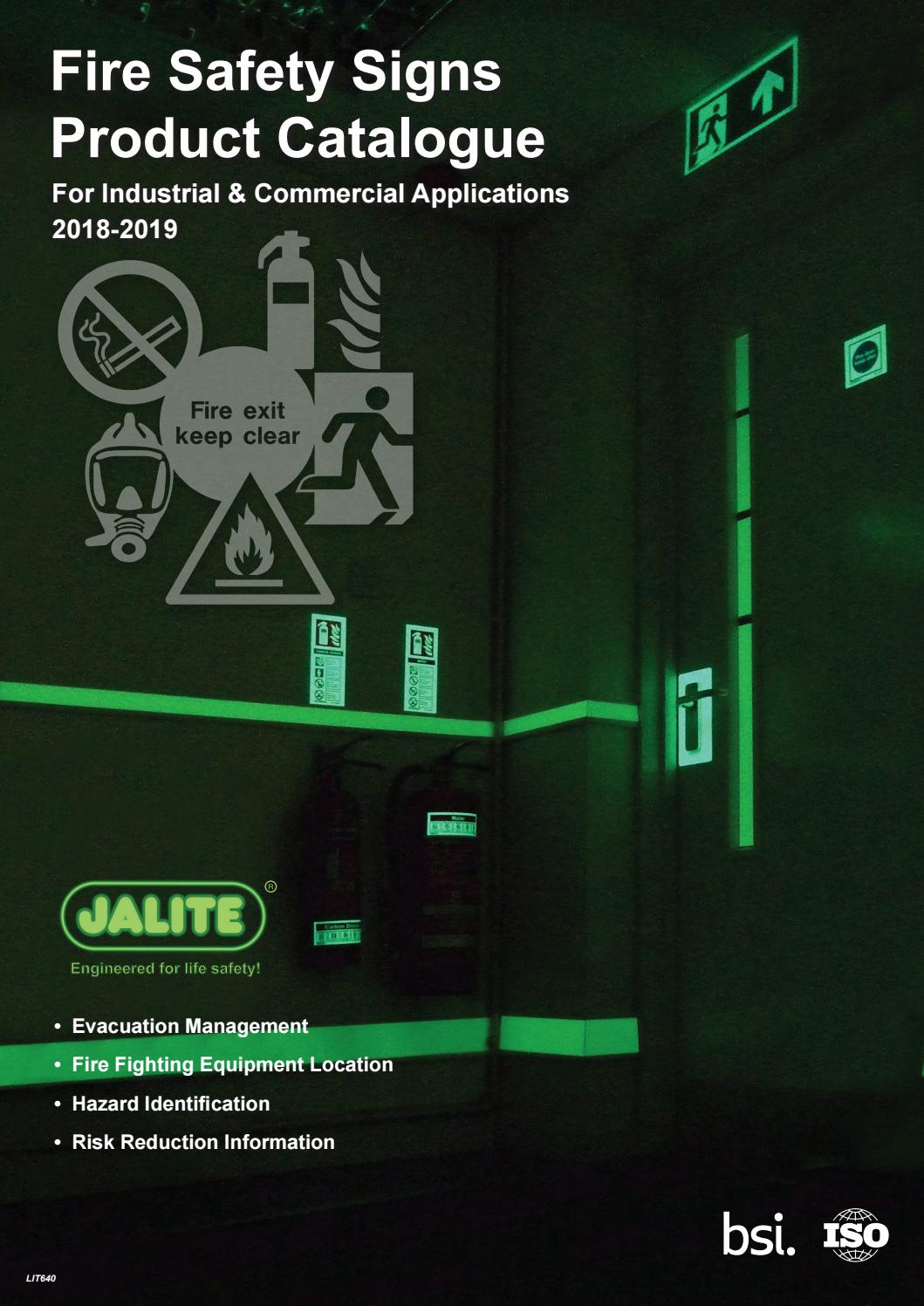Jalite - Fire Safety Signs Product Catalogue by Jalite Plc - Issuu