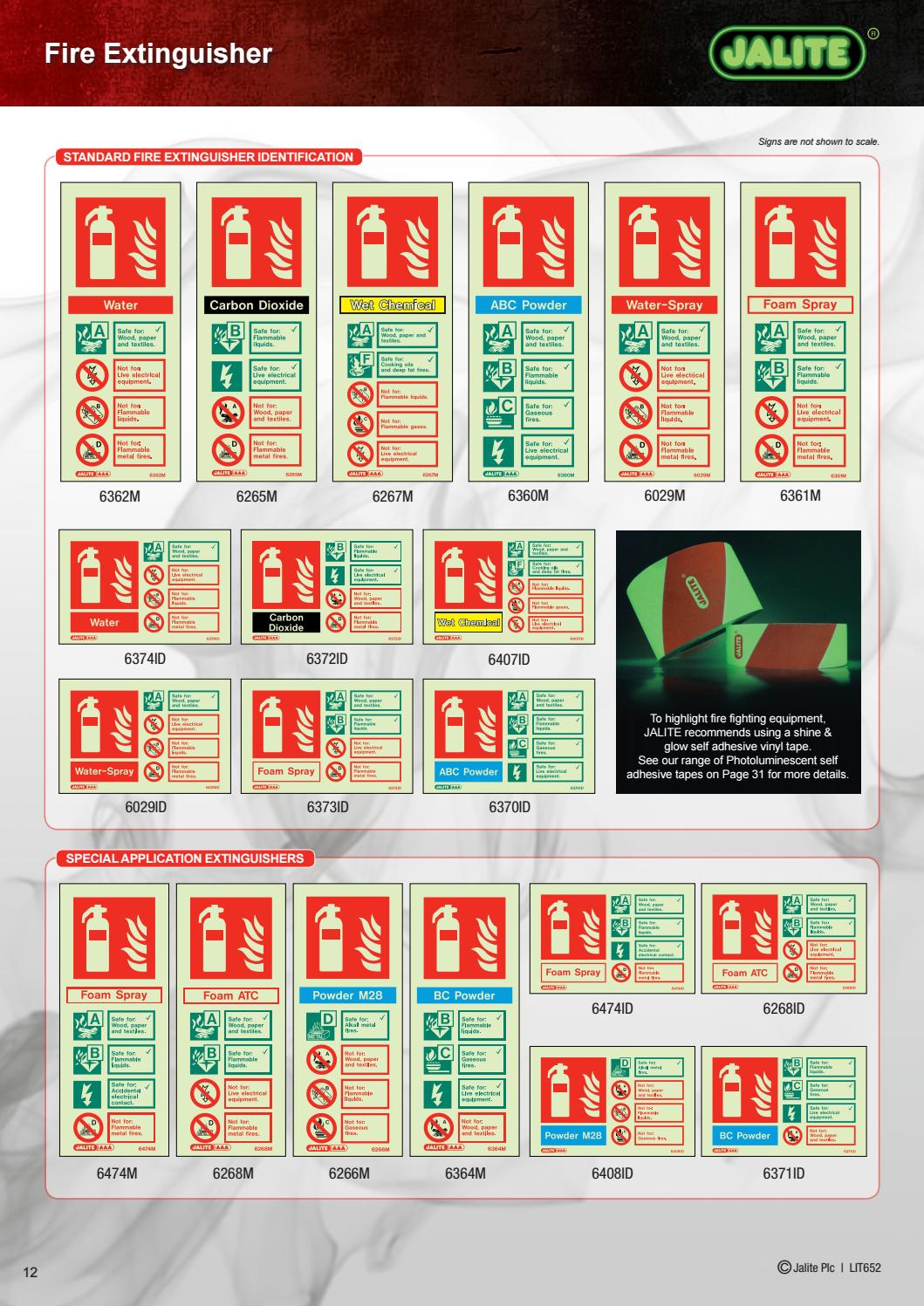 Jalite - Fire Safety Signs Product Catalogue by Jalite Plc - Issuu