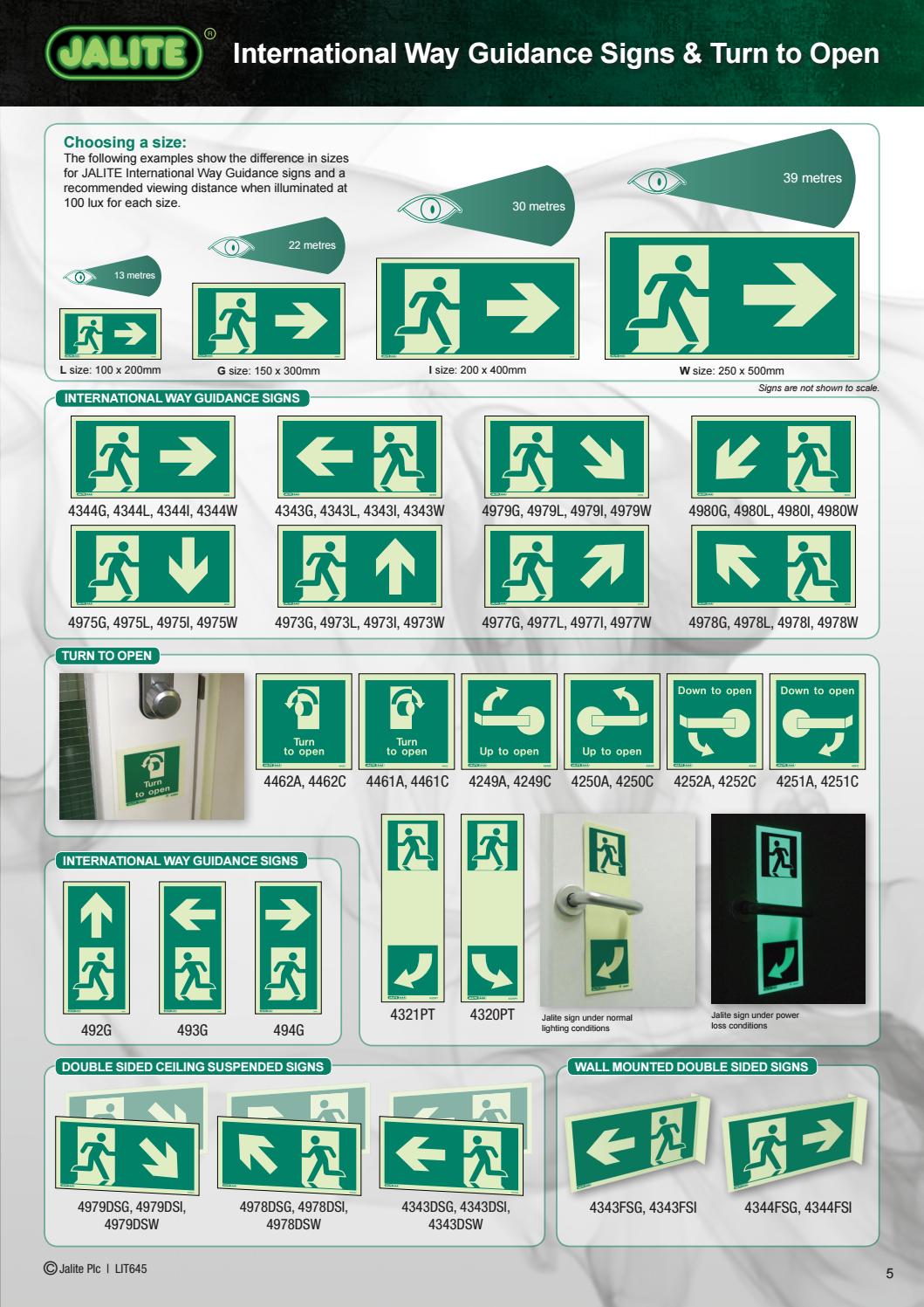 Jalite - Fire Safety Signs Product Catalogue by Jalite Plc - Issuu