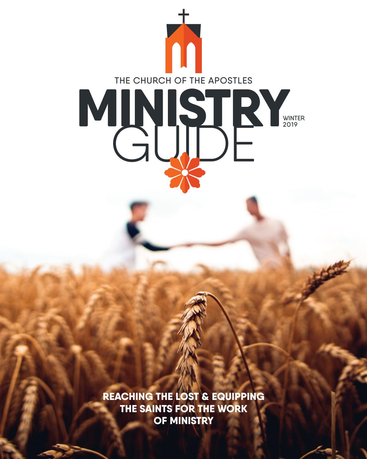 Winter 2019 Ministry Guide by The Church of The Apostles - Issuu