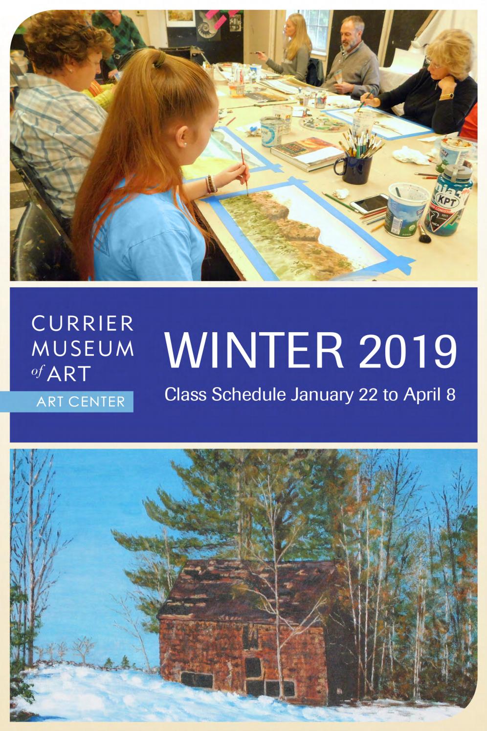Currier Art Center Winter 2019 Brochure by Currier Museum - Issuu