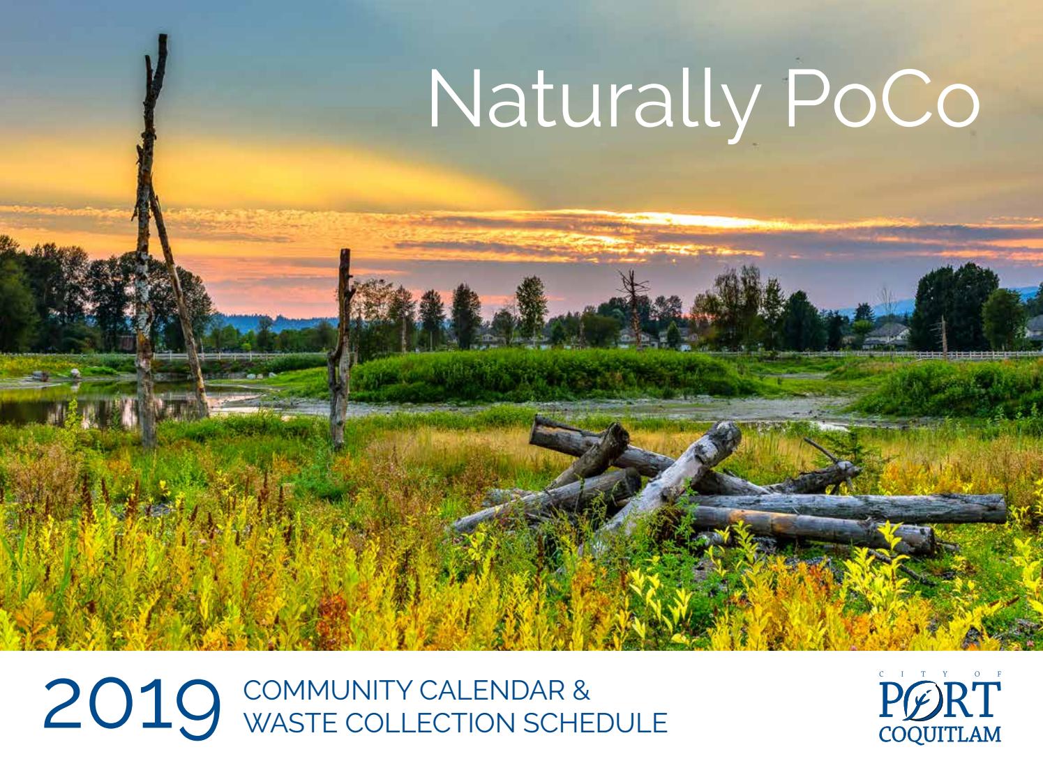 2019 Community Calendar & Waste Collection Schedule by City of Port ...