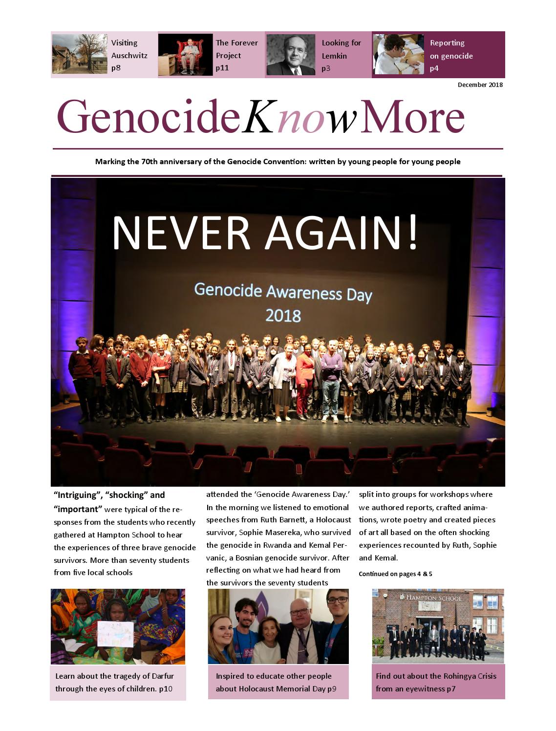 Genocide Know More by HamptonSchool - Issuu