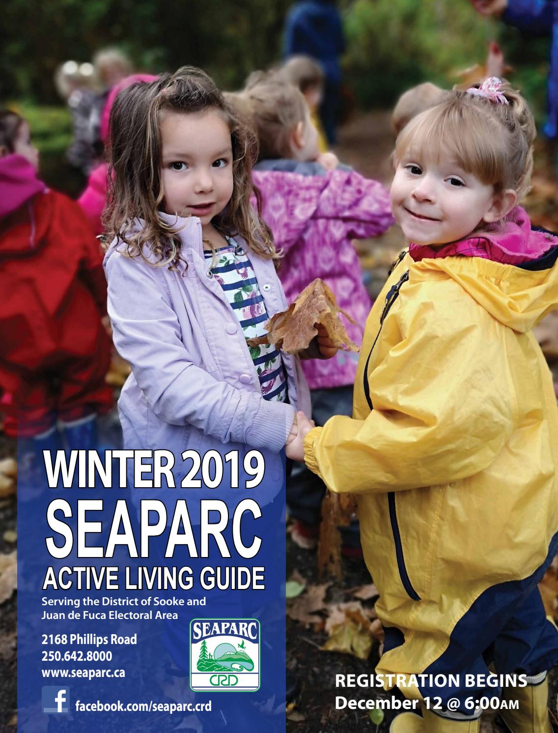 SEAPARC Winter 2019 Active Living Guide by SEAPARC Recreation Centre ...