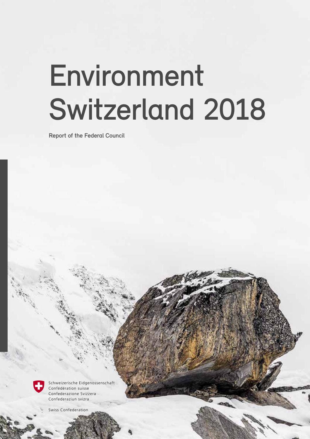 Environment Switzerland 2018 by Federal Office for the Environment FOEN ...