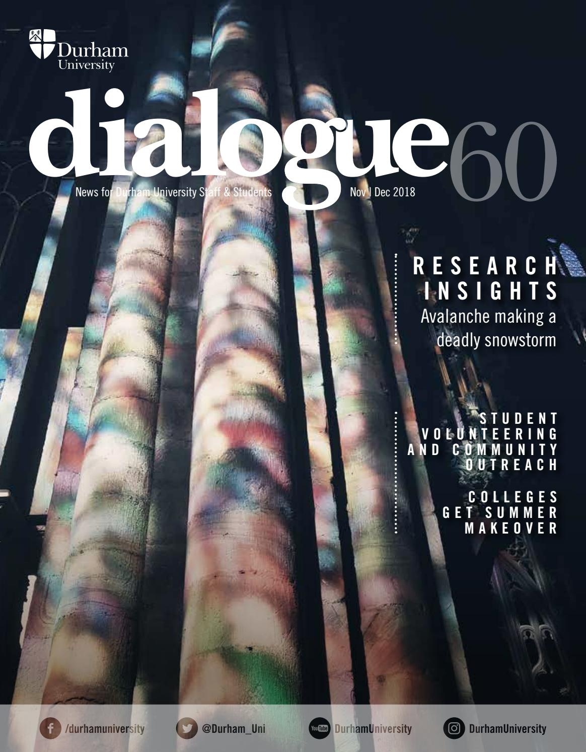 Dialogue 60 by Durham University - Issuu