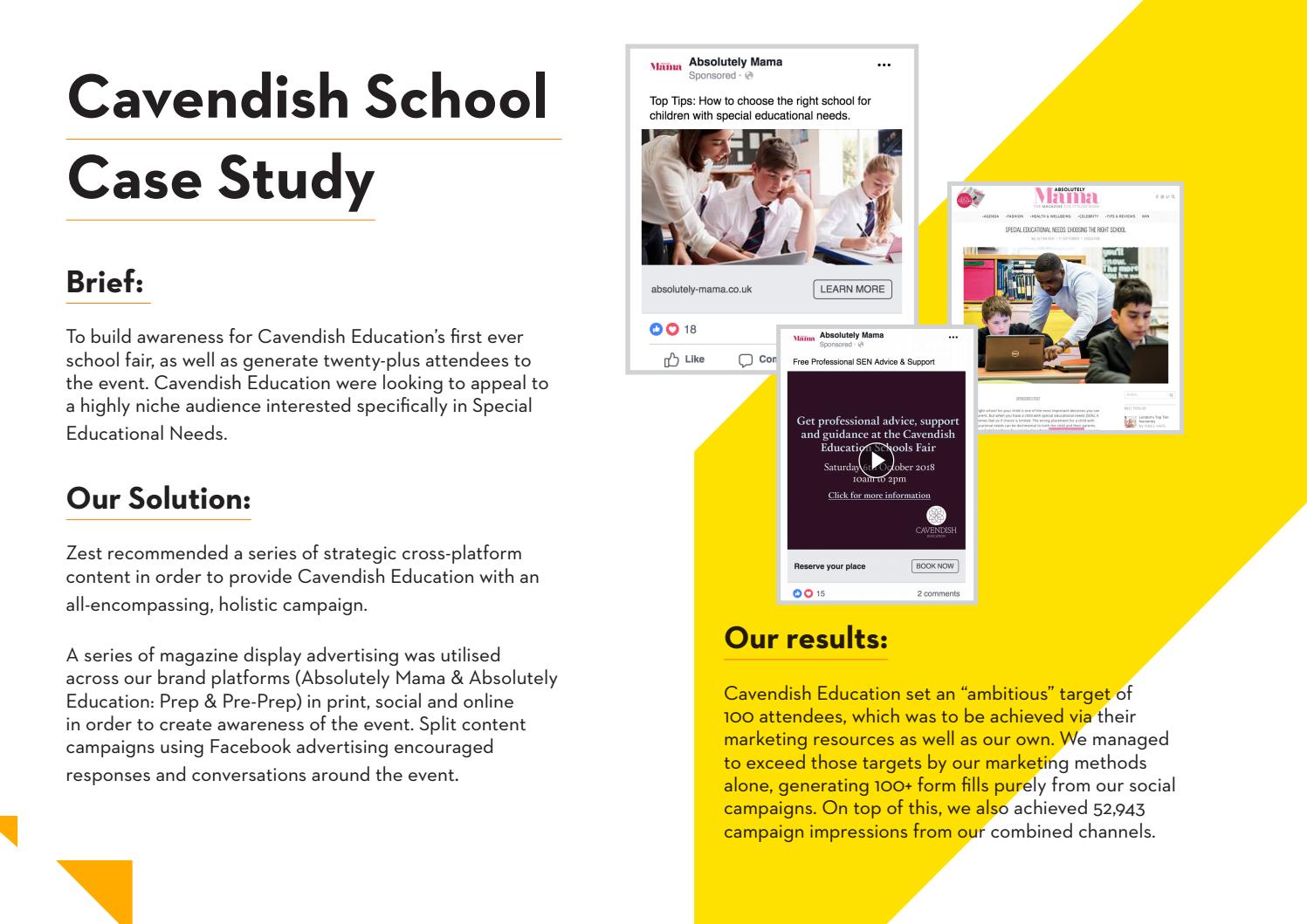 Cavendish School Case Study by ABSOLUTELY Magazines - Issuu