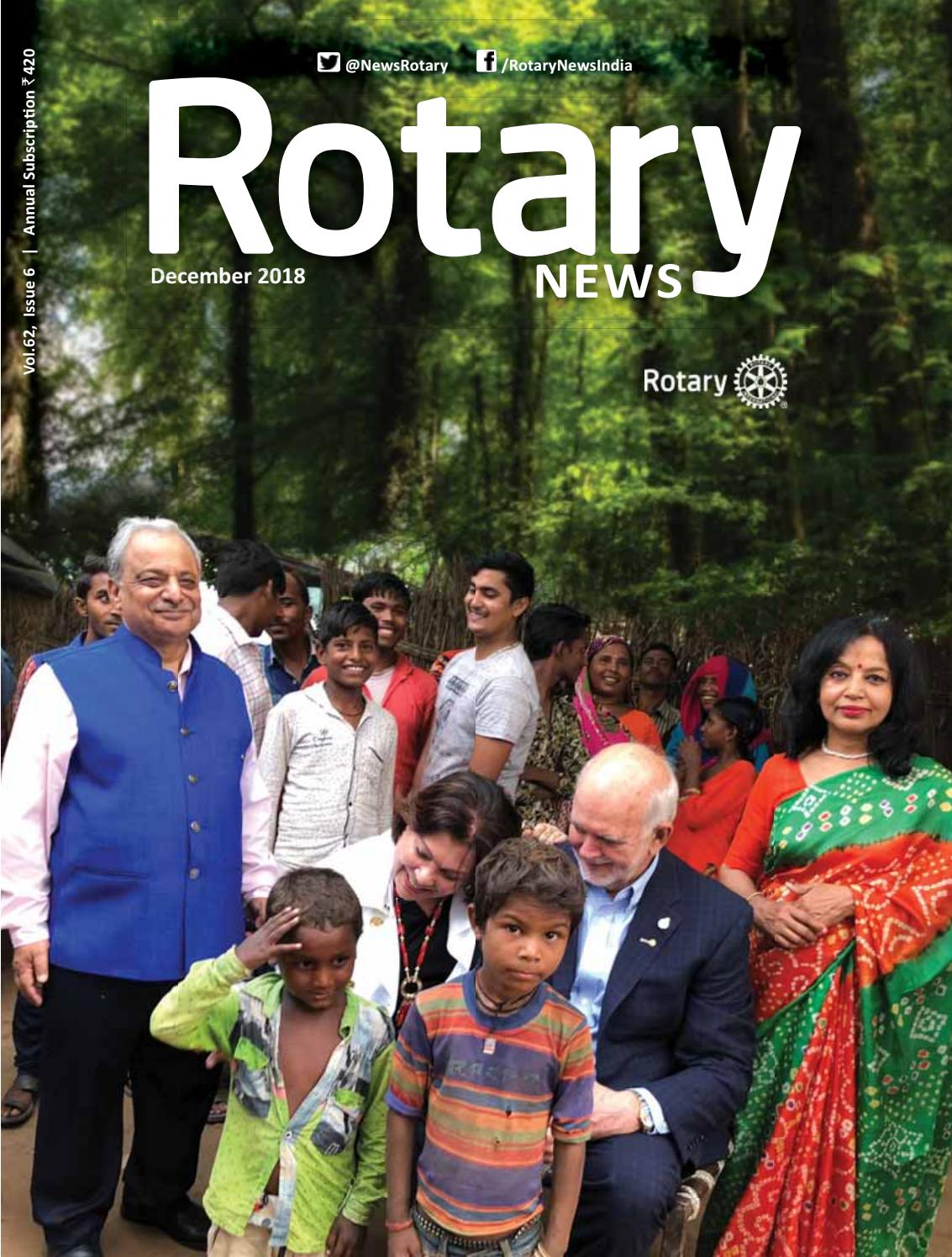 Rotary News - December 2018 by Rotary News - Issuu