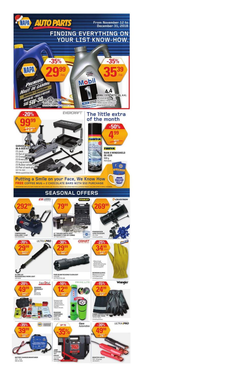 NAPA December Flyer by Mazergroup - Issuu