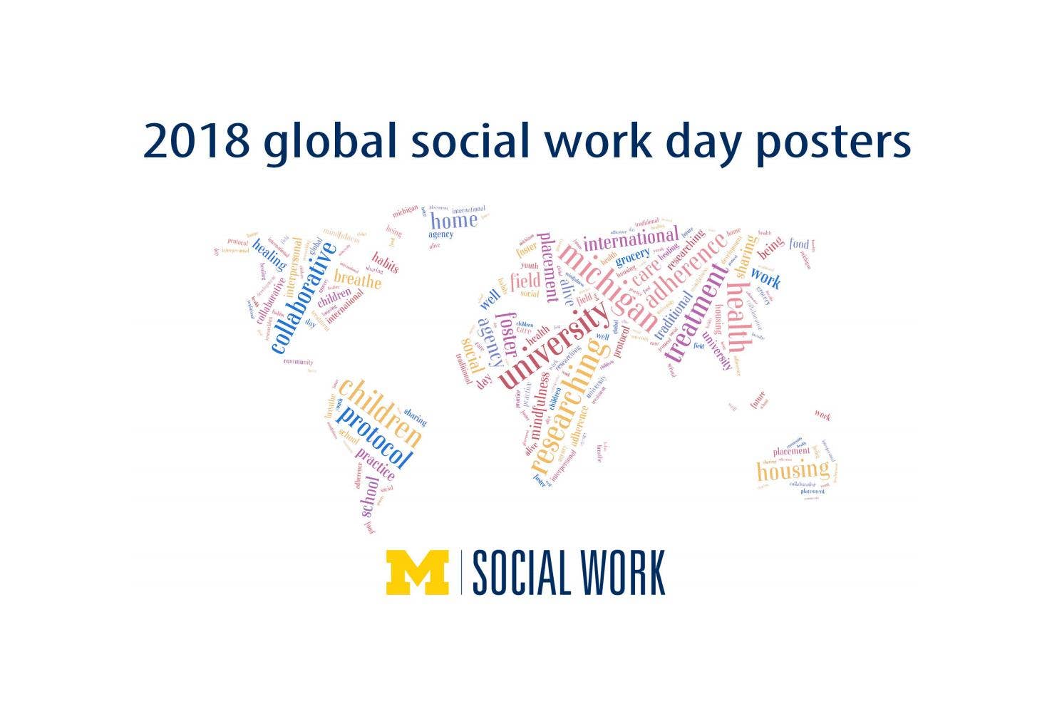 2018 Global Social Work Day Posters by University of Michigan School of ...