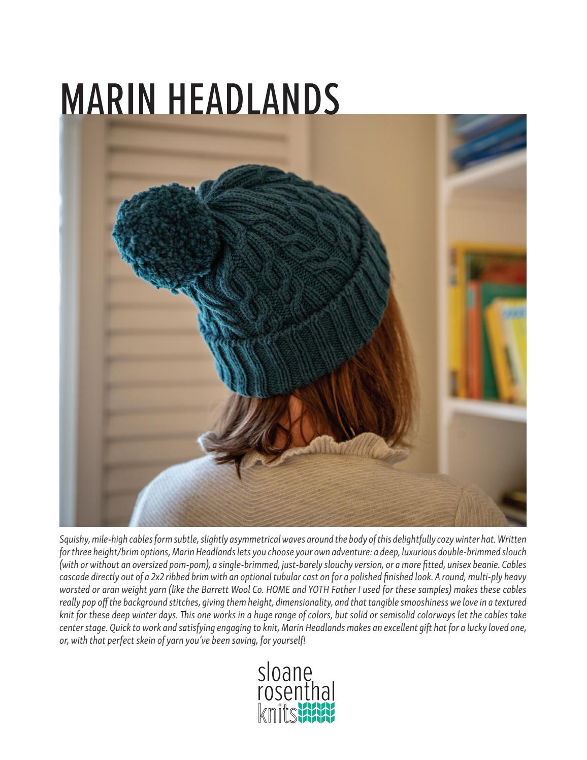 Marin Headlands Hat by sloanerosenthalknits - Issuu