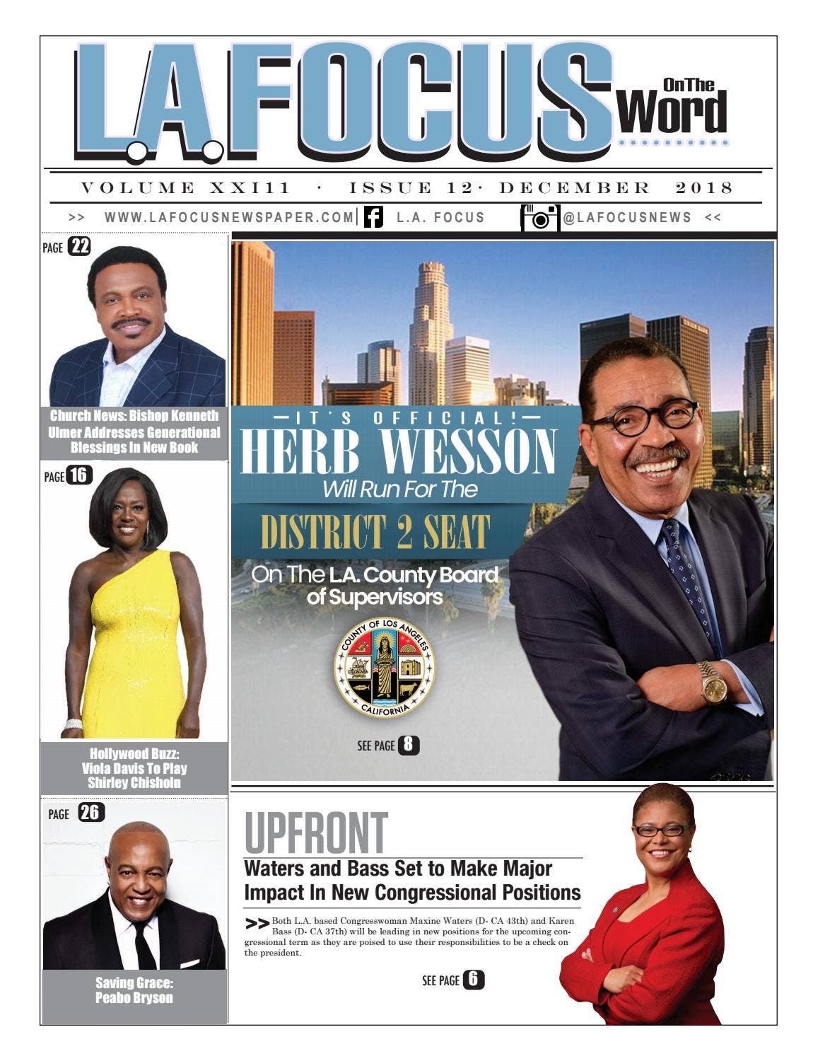L.A. Focus Newspaper On The Word, December 2018 by LA Focus Newspaper ...