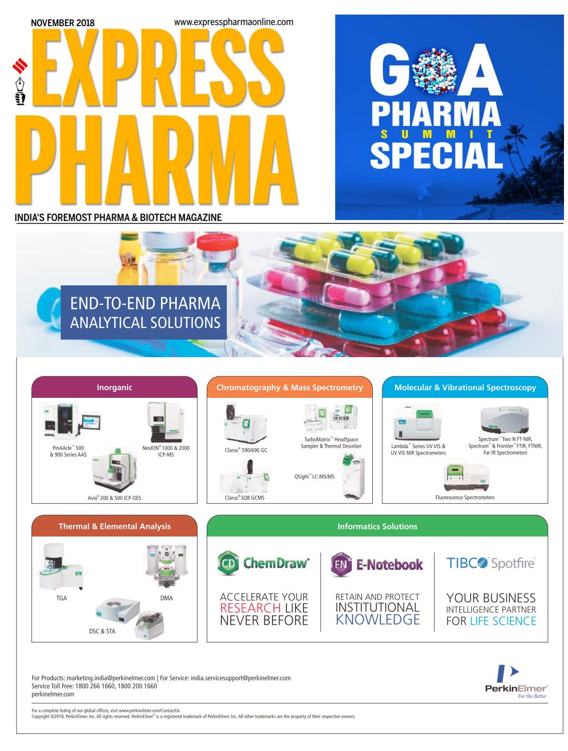 Goa Pharma Summit Special - November 2018 by Indian Express - Issuu