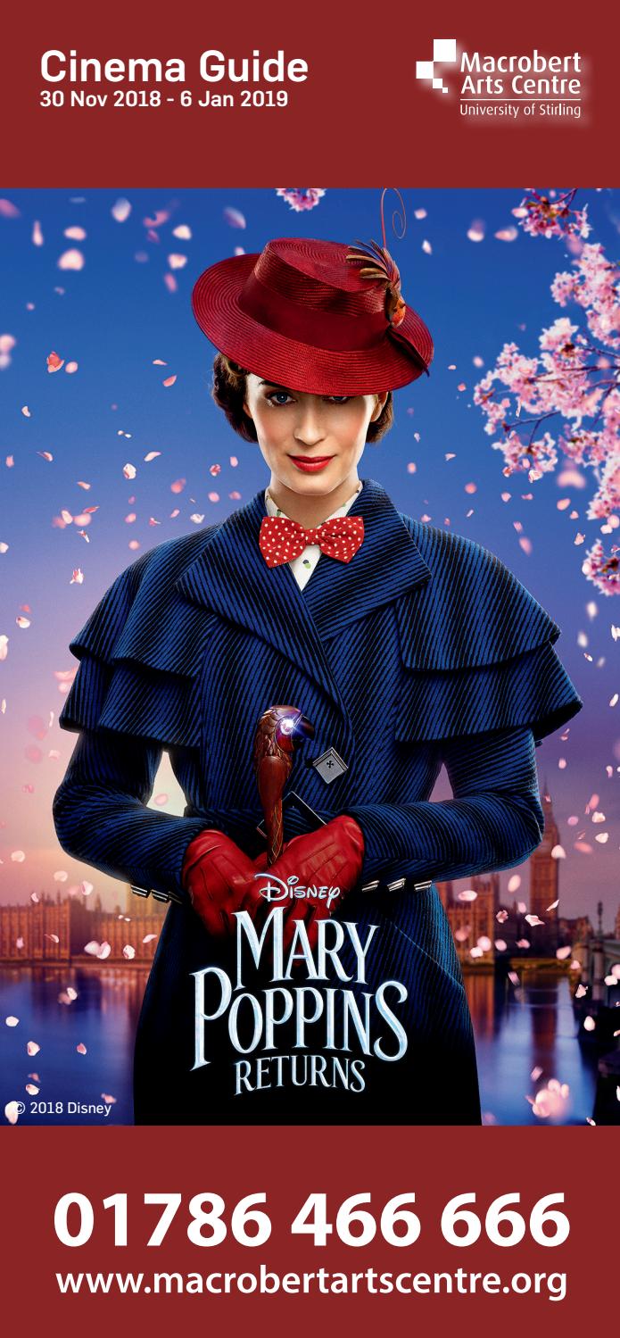 Macrobert Cinema Guide Dec 2018 by Macrobert Arts Centre - Issuu