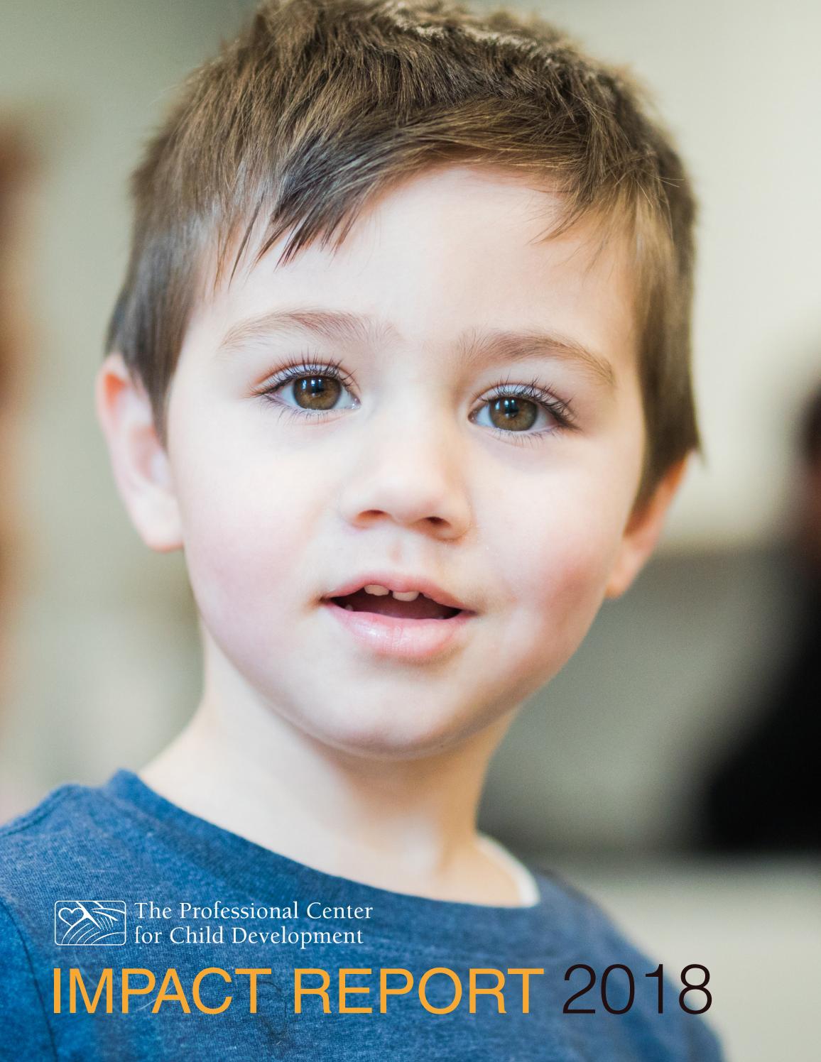 2018 Impact Report by The Professional Center for Child Development - Issuu
