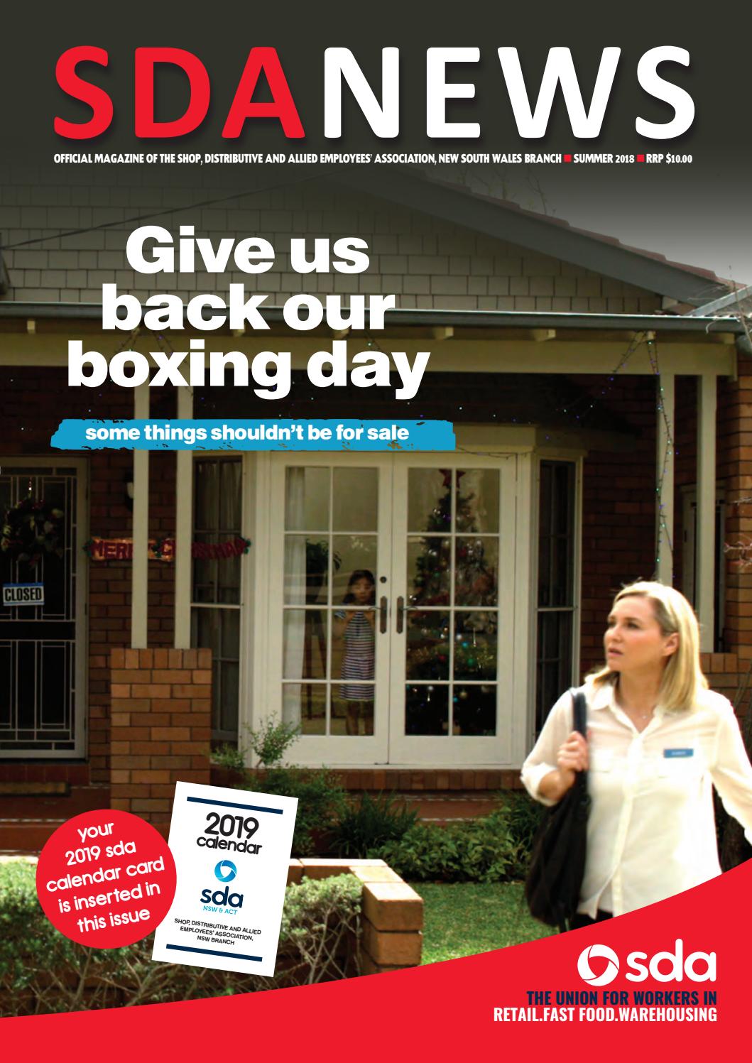 SDA News 2018 Summer by SDA NSW - Issuu