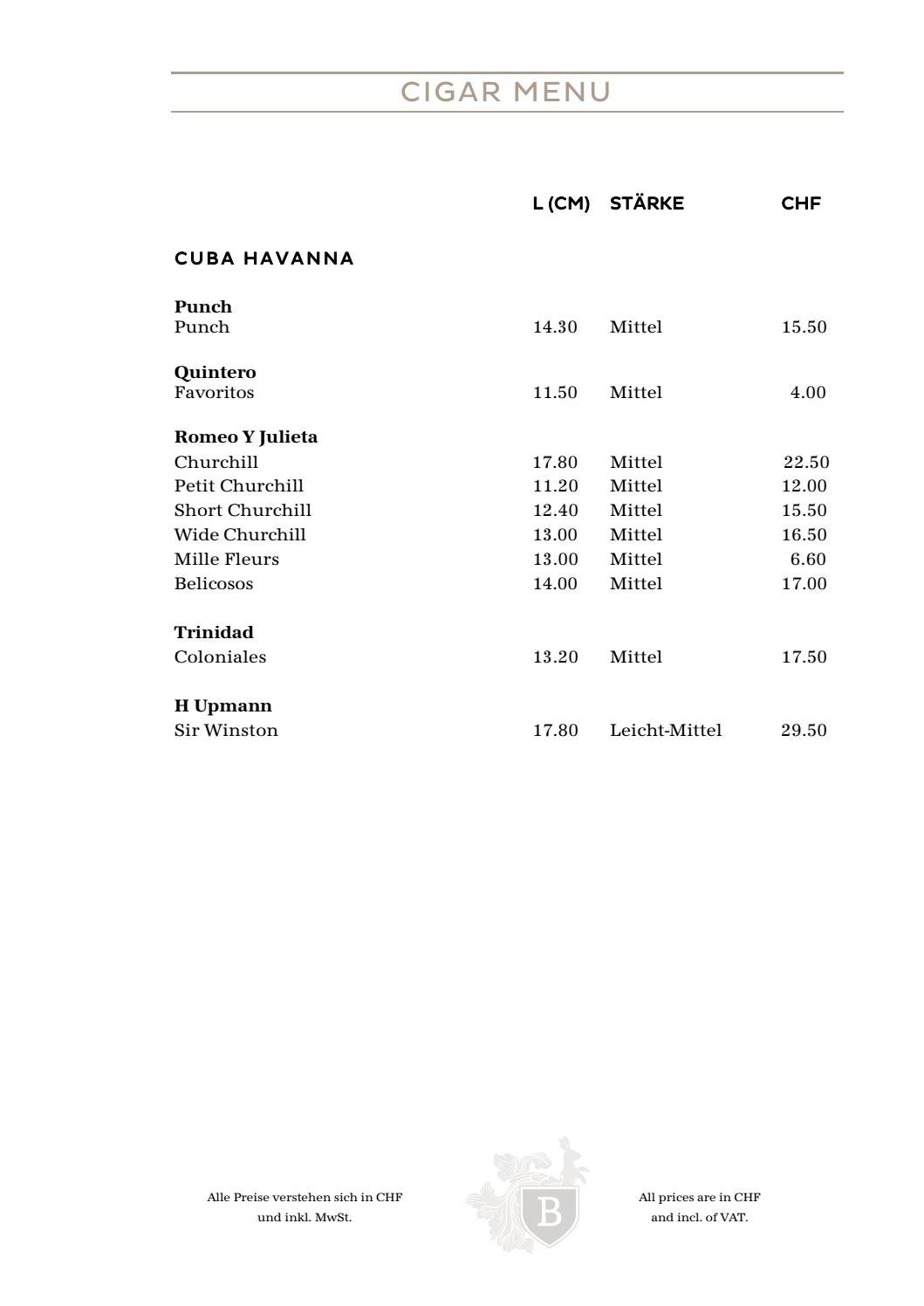 Lakeview Lounge & Bar Zigarren Menü by The Bürgenstock Selection - Issuu
