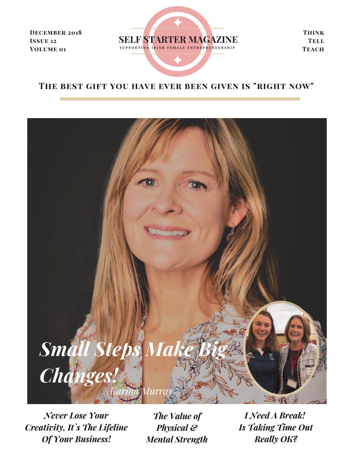 Self Starter Magazine December 2018 by selfstartermagazine - Issuu