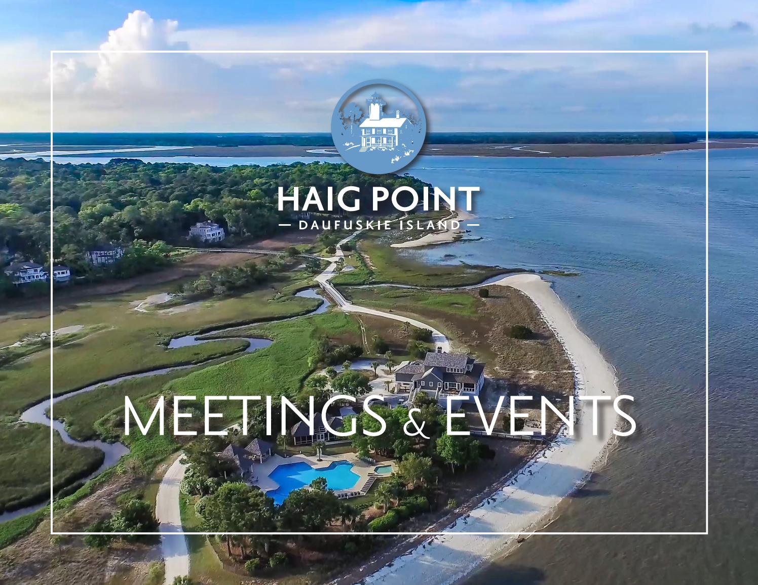 Leisure and Event Sales Kit by Haig Point Club and Community ...