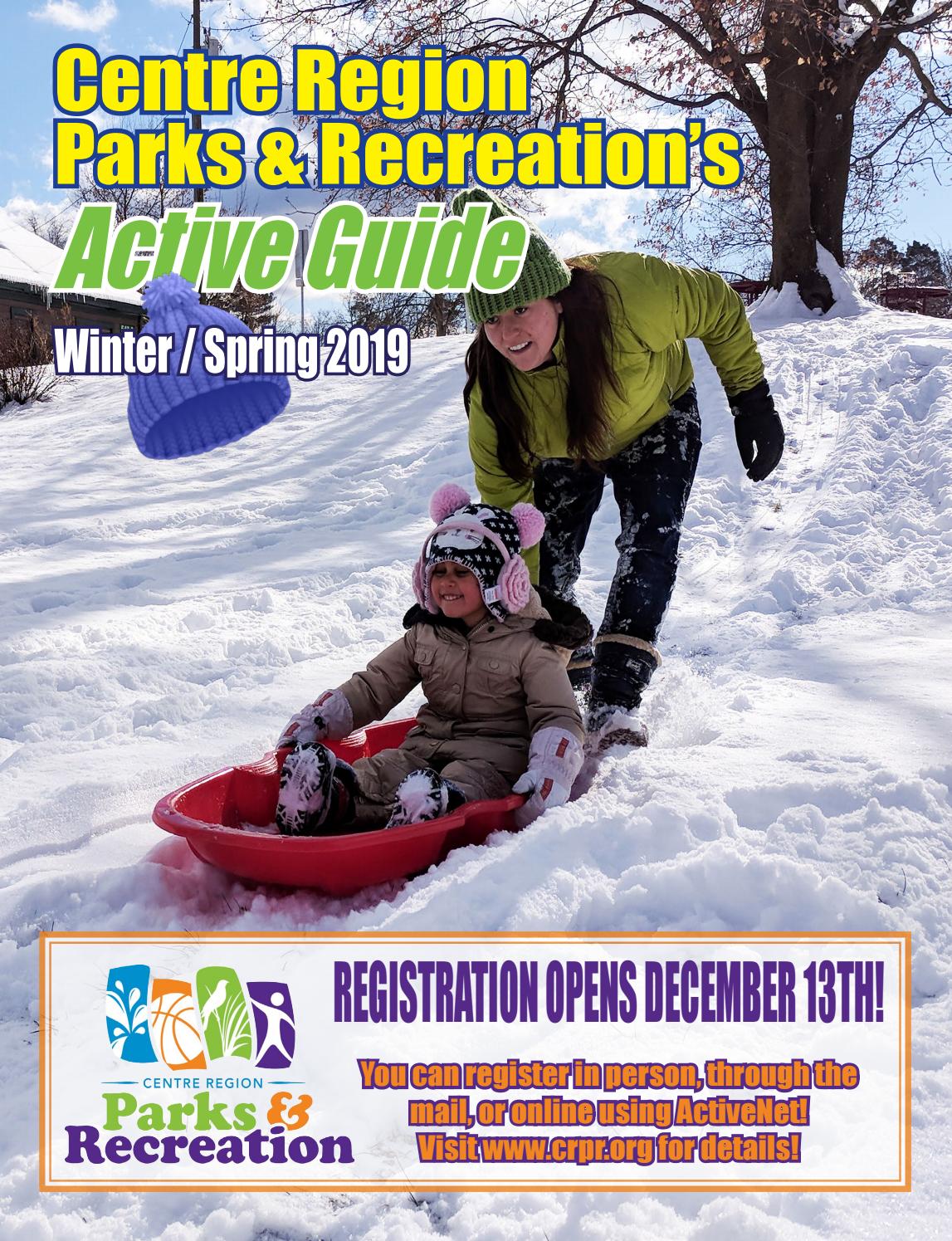 CRPR Winter & Spring 2019 Active Guide by Centre Region Parks ...