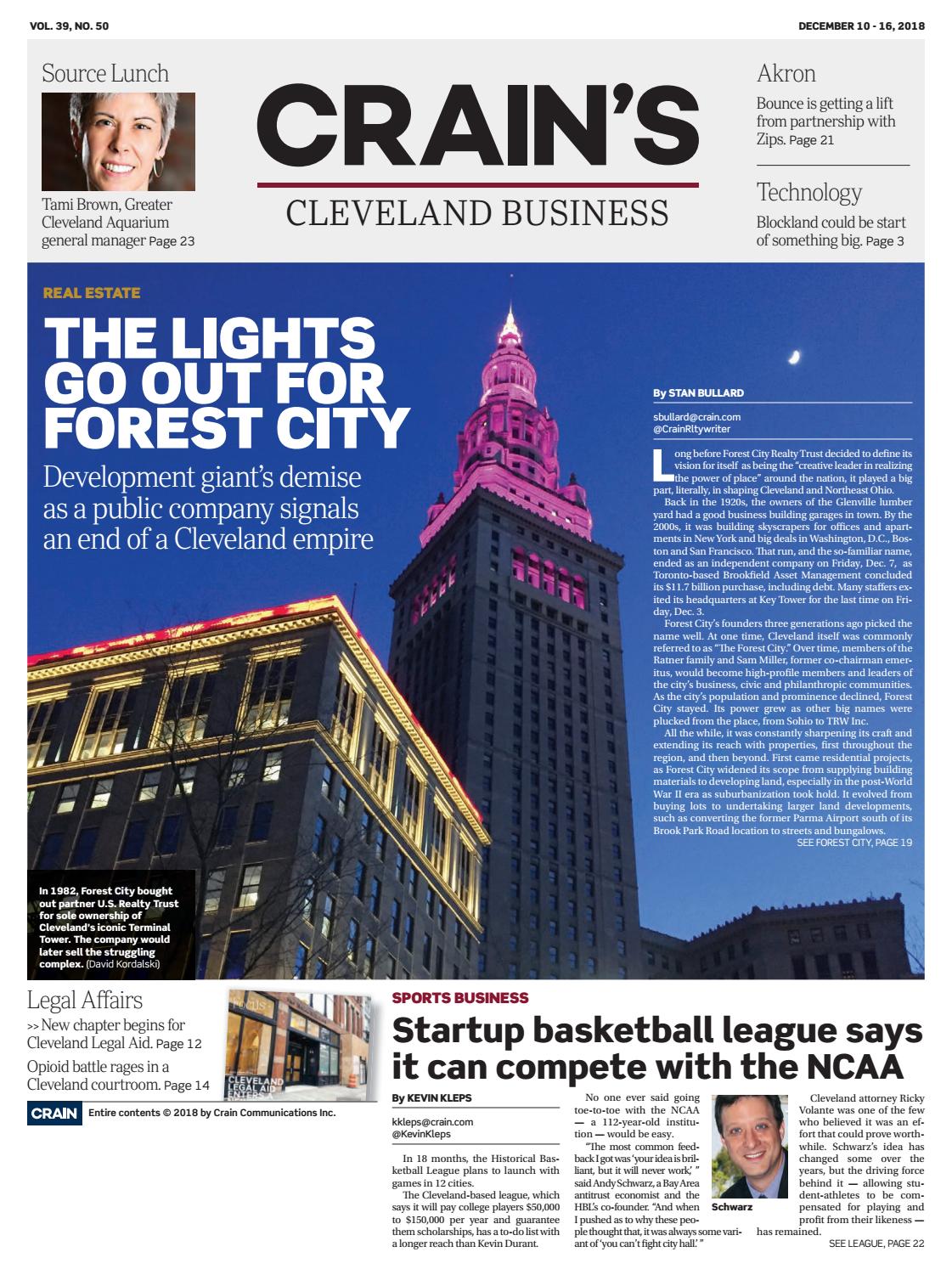 Crain's Cleveland Business by Crain's Cleveland Business - Issuu