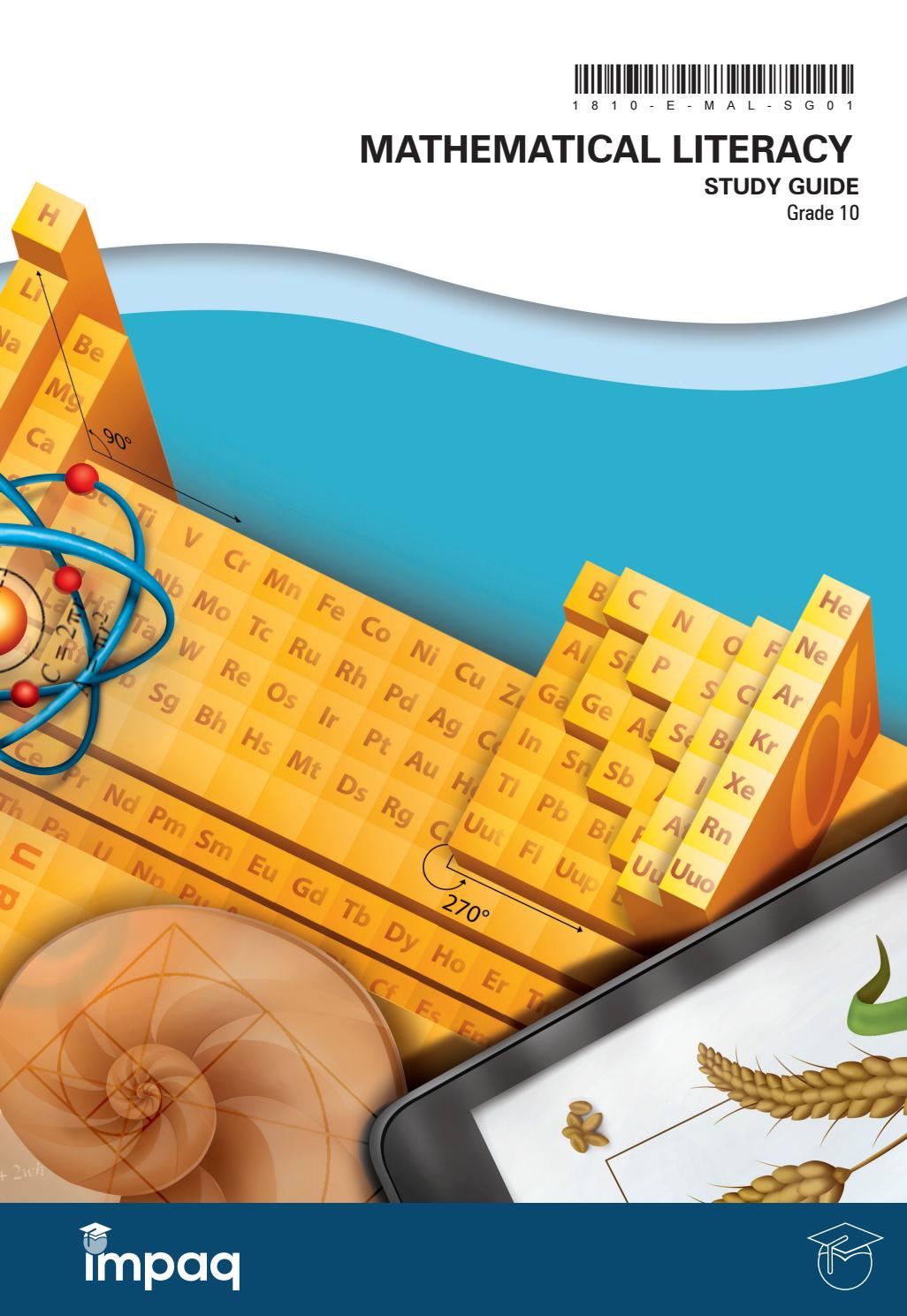 Gr 10 Mathematical Literacy Study Guide By Impaq Issuu