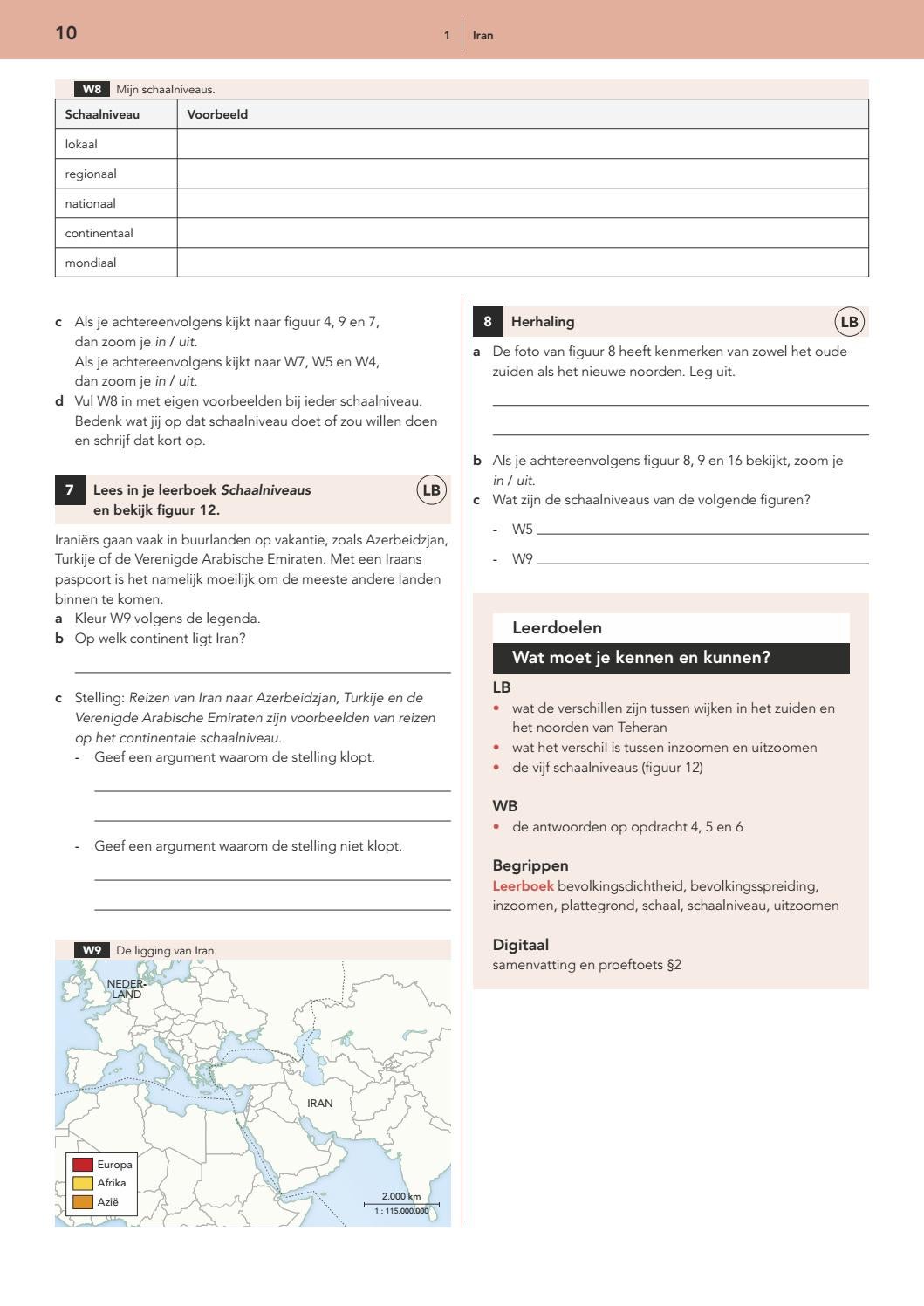 De Geo werkboek Aardrijkskunde onderbouw HAVO/VWO by ThiemeMeulenhoff ...