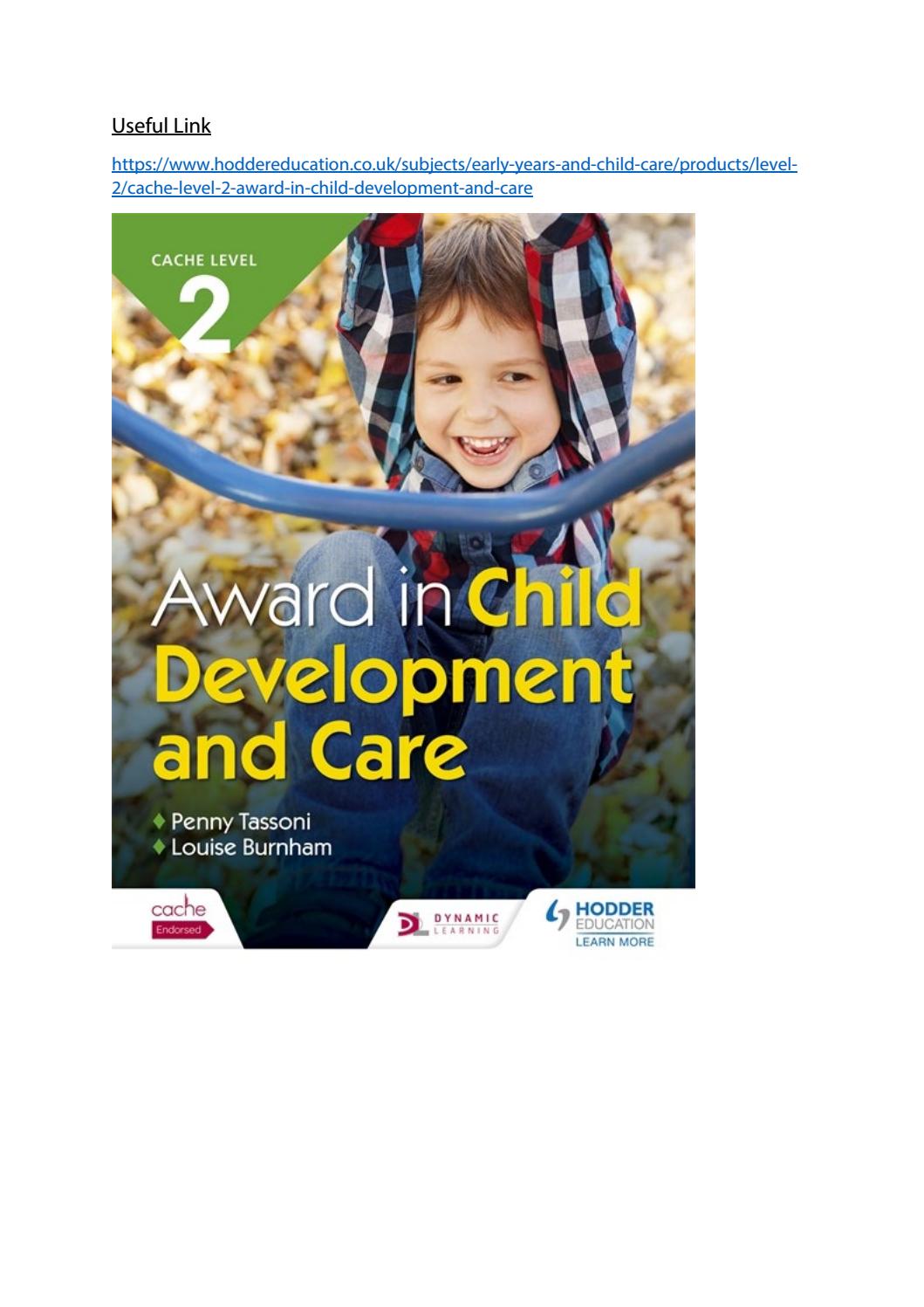 Level 2 Child Development Useful Link by Ullswater Community College ...